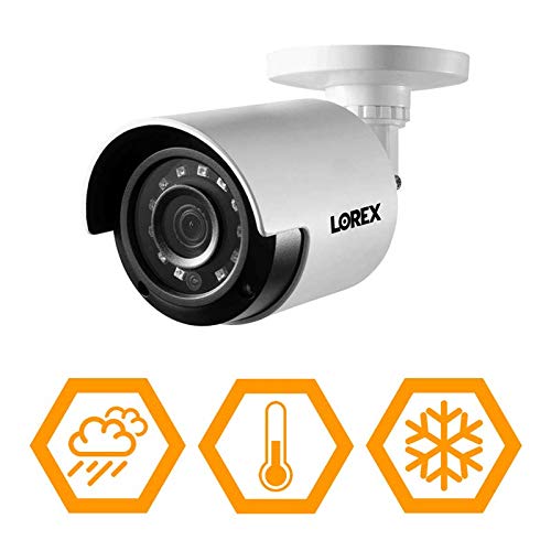 Lorex Indoor/Outdoor Wired Security Camera System, 1080p HD Bullet Cameras with Motion Detection Surveillance, Night Vision & Smart Home Voice Compatibility, 2TB 16 Channel DVR, 16 Cameras