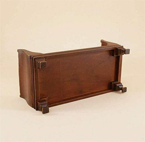 EatingBiting 1:12 Scale Collectible Buildings Miniature Bed Furniture Noble Wooden Single European Style Bed with Bedding and Decorative Pillow