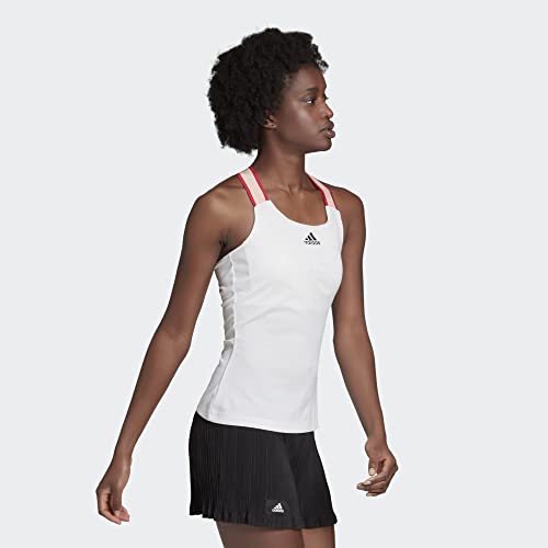 adidas womens Tennis Y-Tank HEAT.RDY White Large