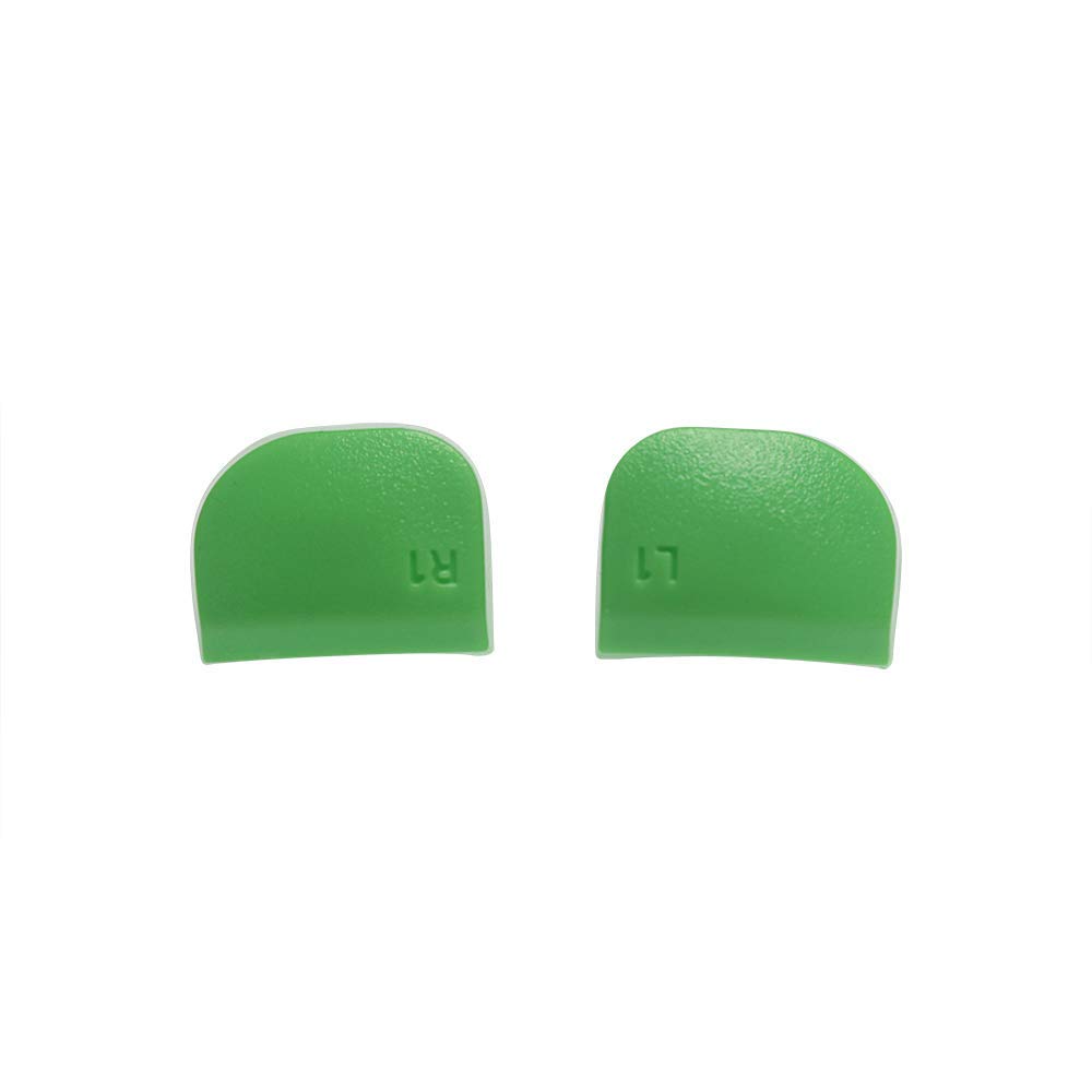 GOTRUTH Replacement Repair Kits for PS5, D-pad + Touchpad Share Options + R1 L1 Trigger + ABXY Bullet Button, Full Set Buttons for Playstation 5 DualSense Controller (Green)