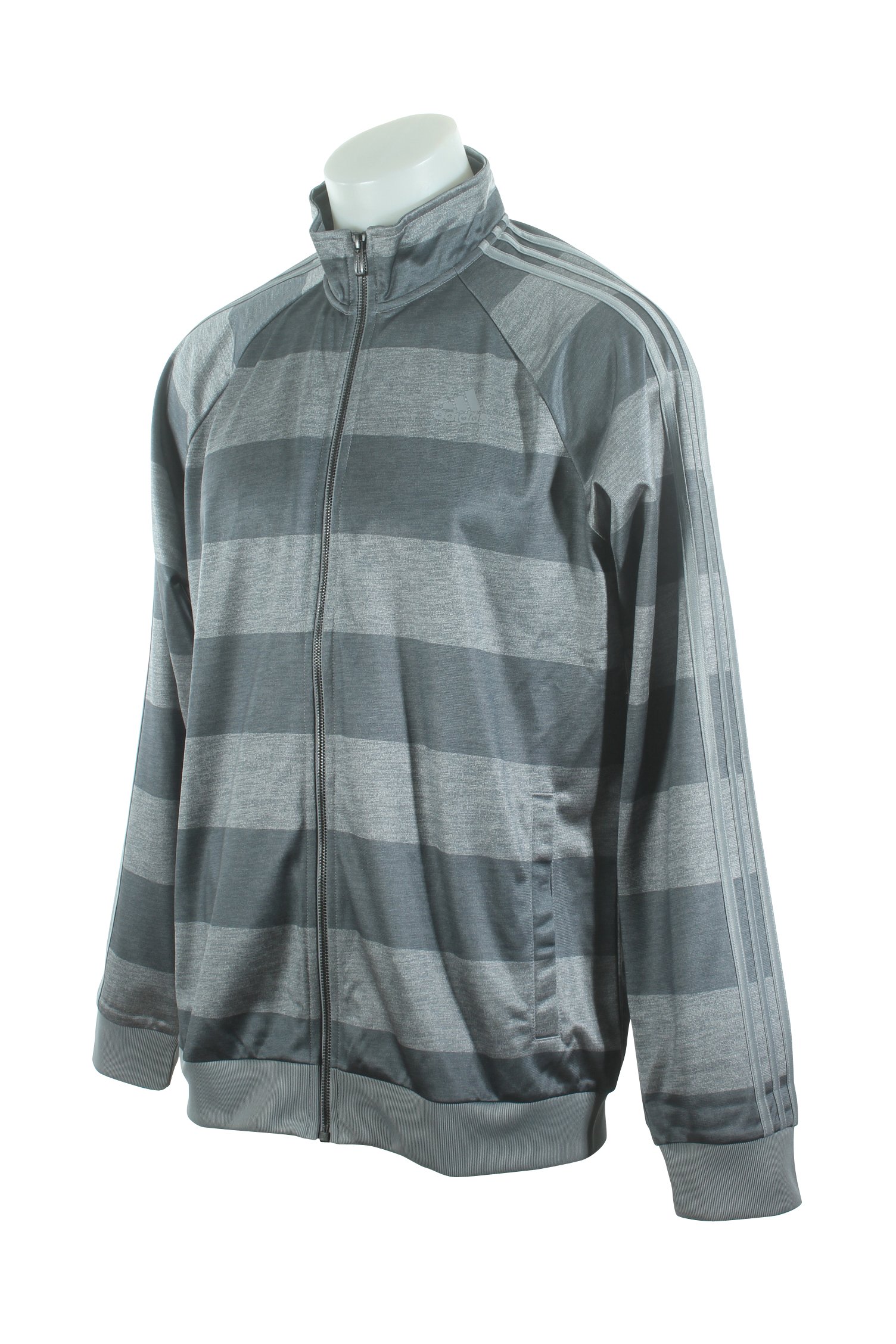 adidas Men's Essentials 3-Stripe Tricot Track Jacket (Collegiate Navy/White, Large Tall)