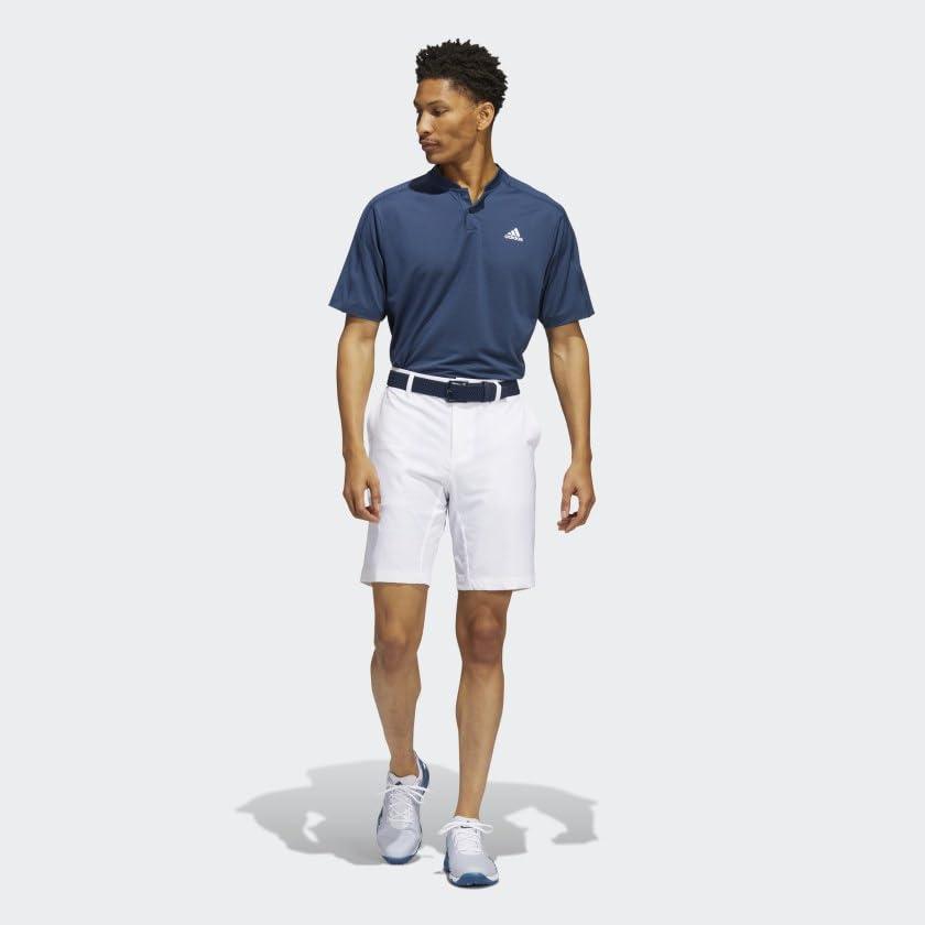 adidas Men's Primeblue 9 Inch Golf Shorts, White, 33