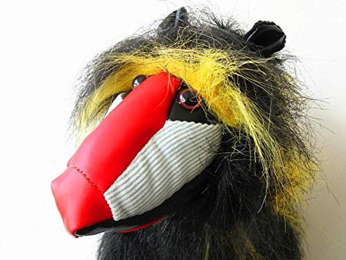 A99Golf Cute Animal Mandrill Monkey Head Cover Wood Headcover Great Gift - Fits Driver