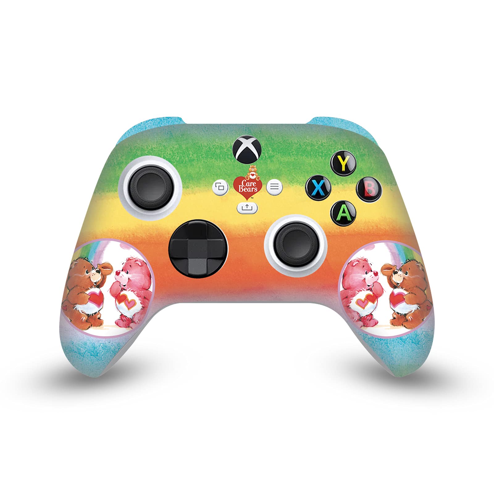 Head Case Designs Officially Licensed Care Bears Rainbow Classic Vinyl Sticker Gaming Skin Decal Cover Compatible With Xbox Series X/S Controller