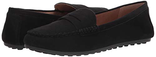 Amazon Essentials Women's Moc Driving Style Loafer, Black, 10