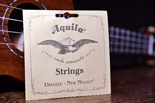 Aquila New Nylgut AQ-21 Baritone Ukulele Strings - Low D - 1 Set of 4