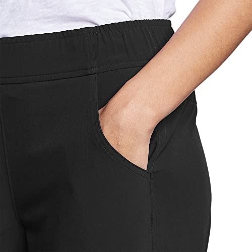 Eddie Bauer Women's Departure Ankle Pants, Black, Large