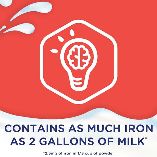 Enfagrow Premium Toddler Nutritional Drink, Vanilla Flavor, Omega-3 DHA for Brain Support, Prebiotics & Vitamins for Immune Health, Powder Can, 32 Oz, Pack of 4