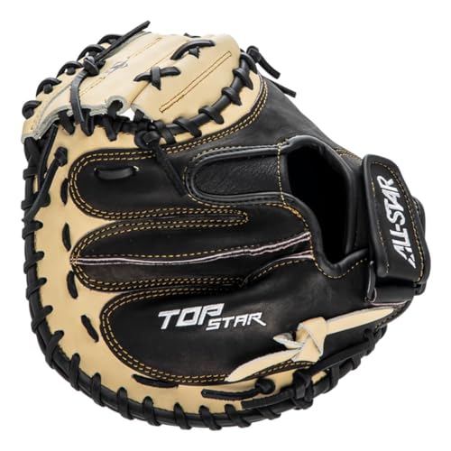 All-Star Top Star Series Catching Mitt - Left Hand Throw, Adult - Baseball Glove, Catchers Mitt