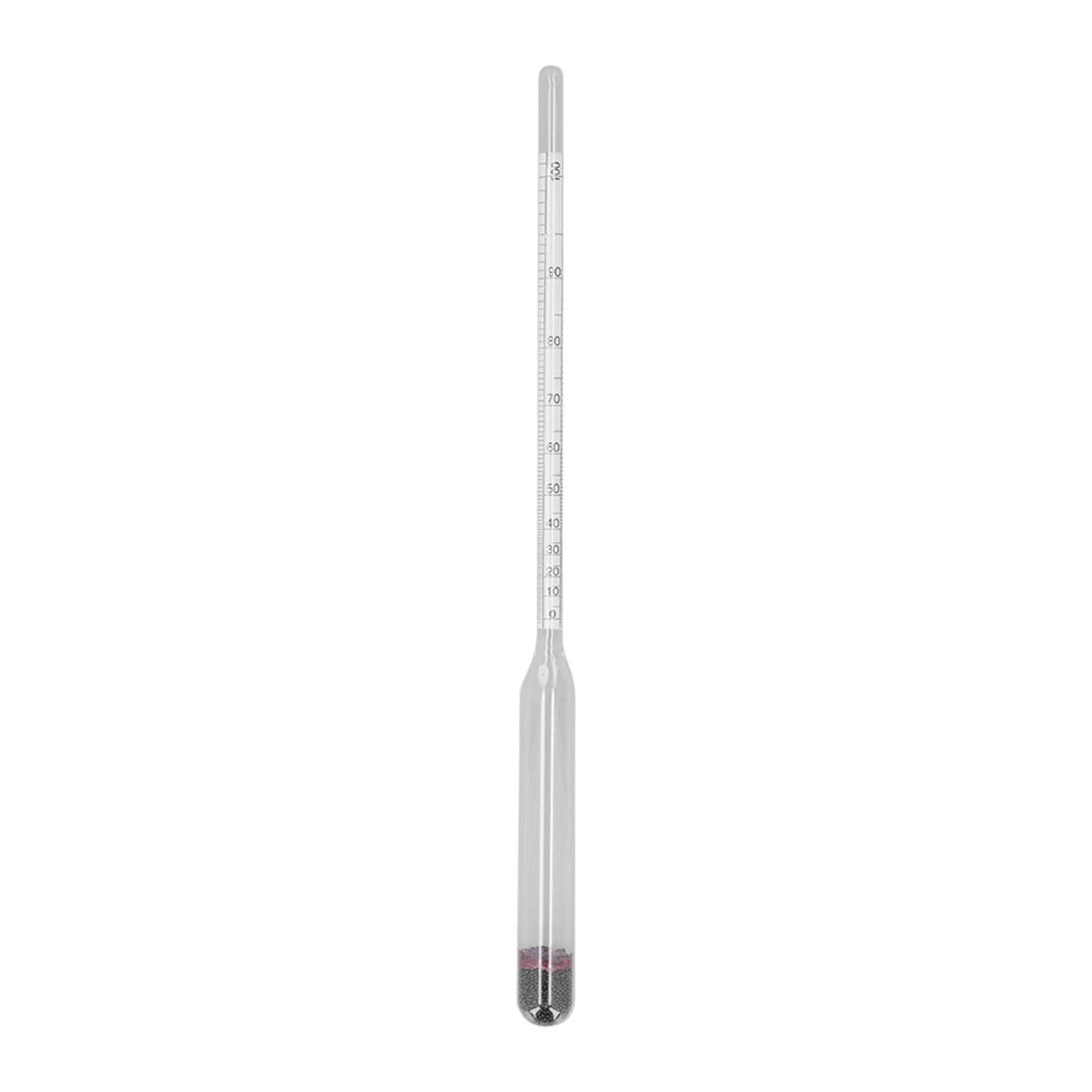 Beer Meter, High Accuracy Wide Application Hydrometer Tool Clear Scale 10pcs for Home