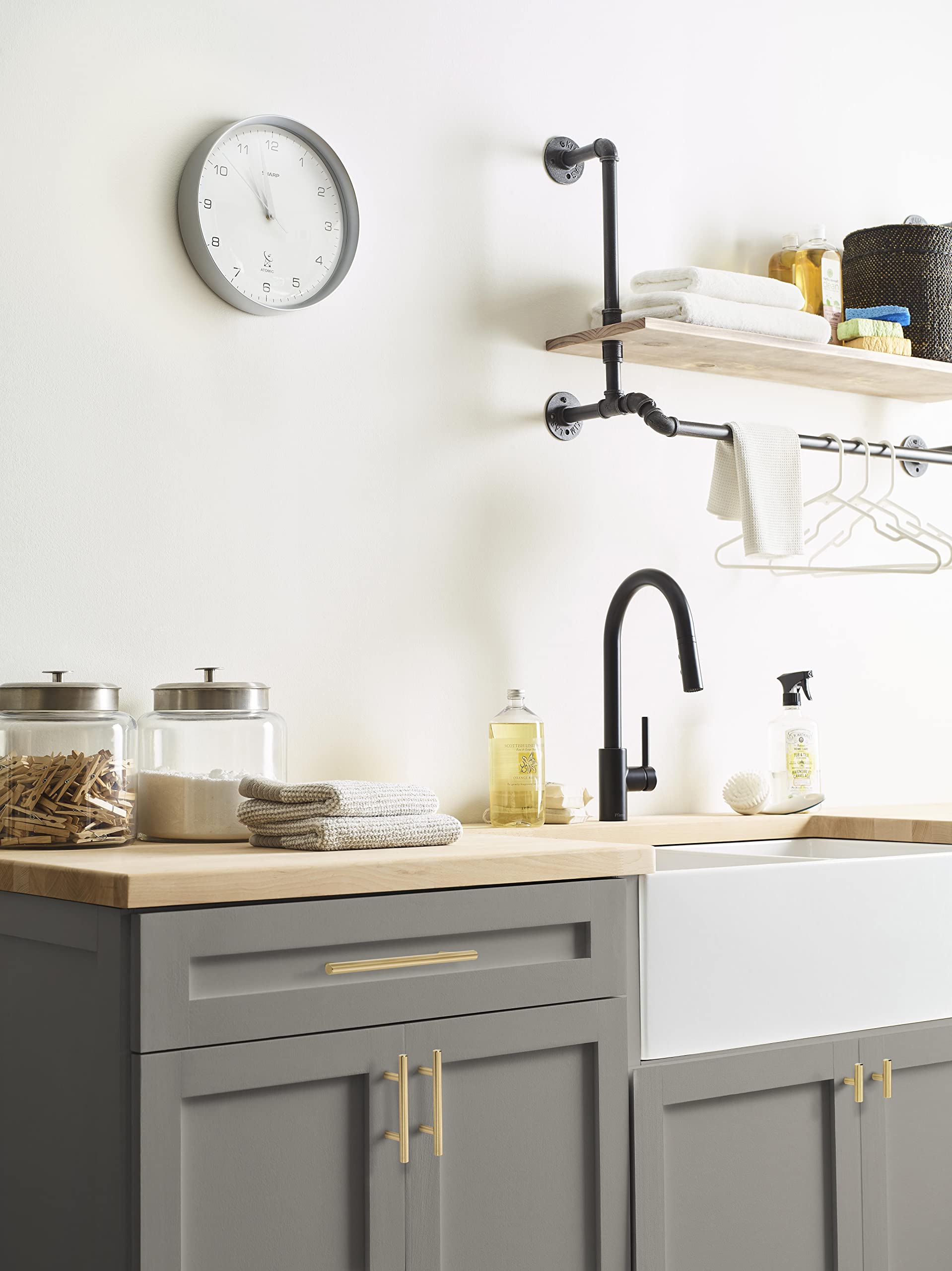 Amerock | Cabinet Pull | Champagne Bronze | 3 inch (76 mm) Center to Center | Bar Pulls | 1 Pack | Drawer Pull | Drawer Handle | Cabinet Hardware