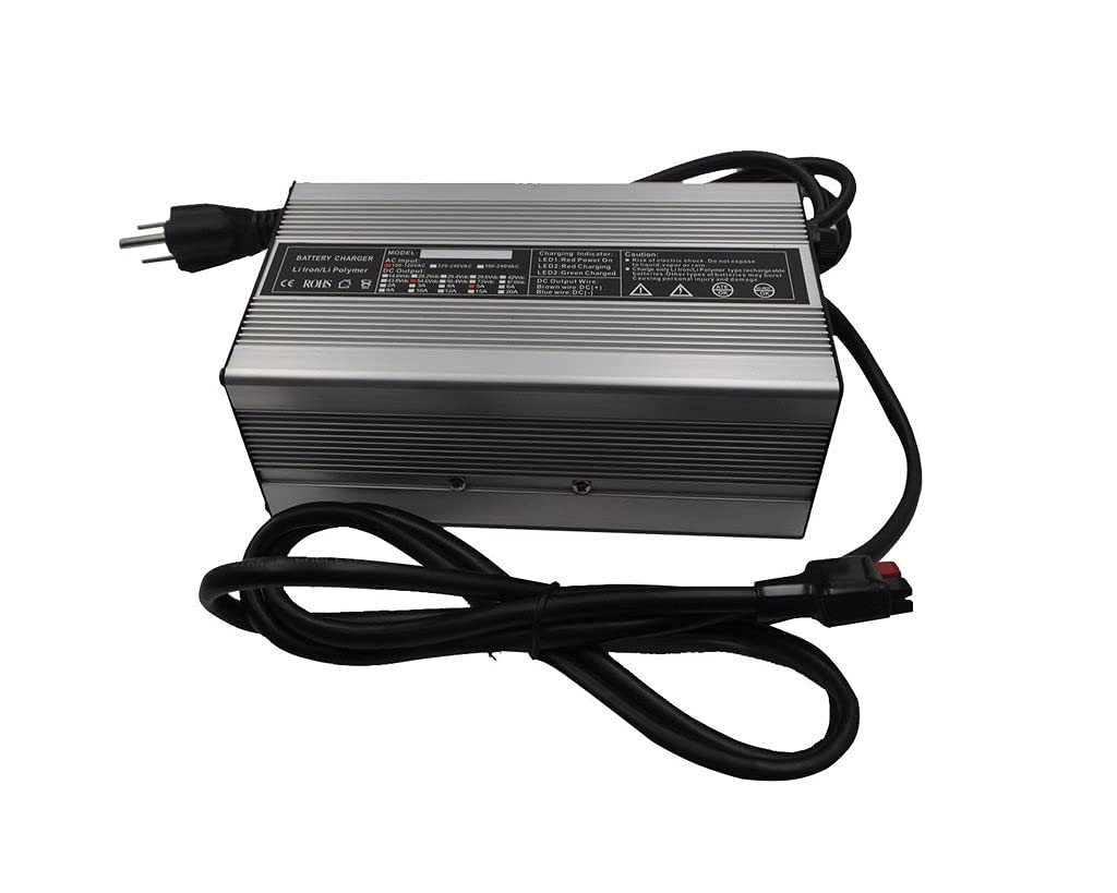 Aegis Battery 48V 25Ah (Lithium Battery + Charger) Rechargeable high-Energy Li-ion Battery (PVC) with BMS System for e-Scooters, e-Bikes