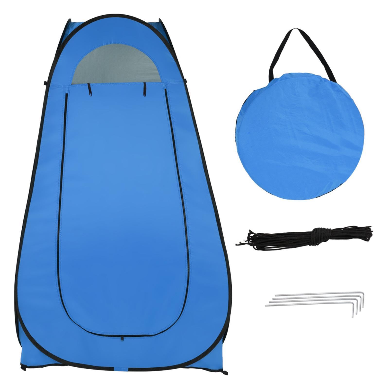APDYNE 1-2 Person Portable Pop Up Toilet Shower Tent Changing Room Dressing Tent Camping Shelter Blue