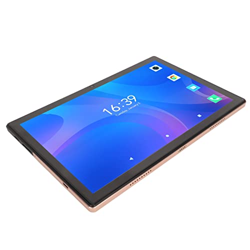 aqxreight Gaming Tablet Gold Color 10.1 Inch 7000mAh HD Tablet for Travel (U.S. regulations)