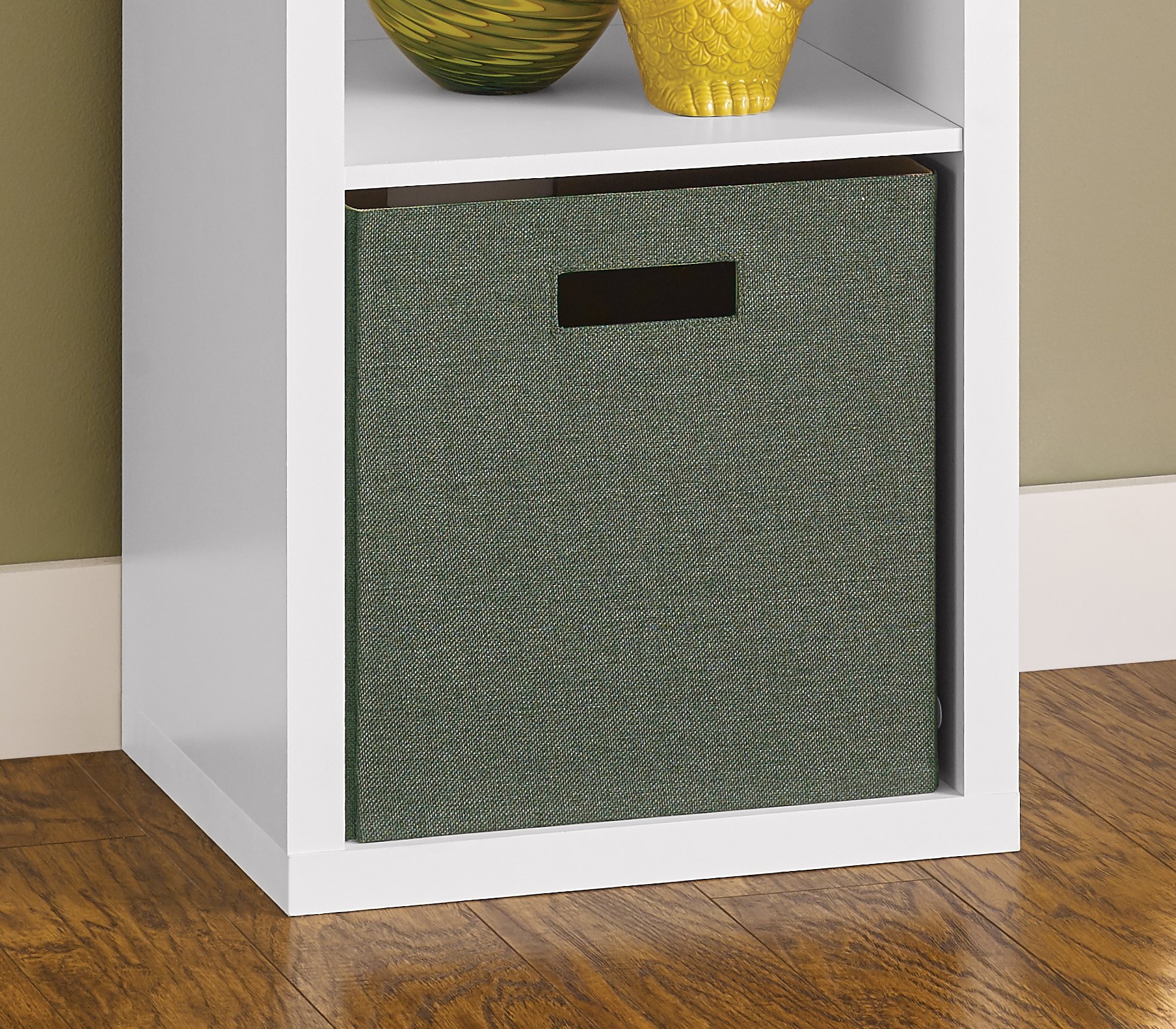 ClosetMaid Decorative Fabric Storage Bin, Green