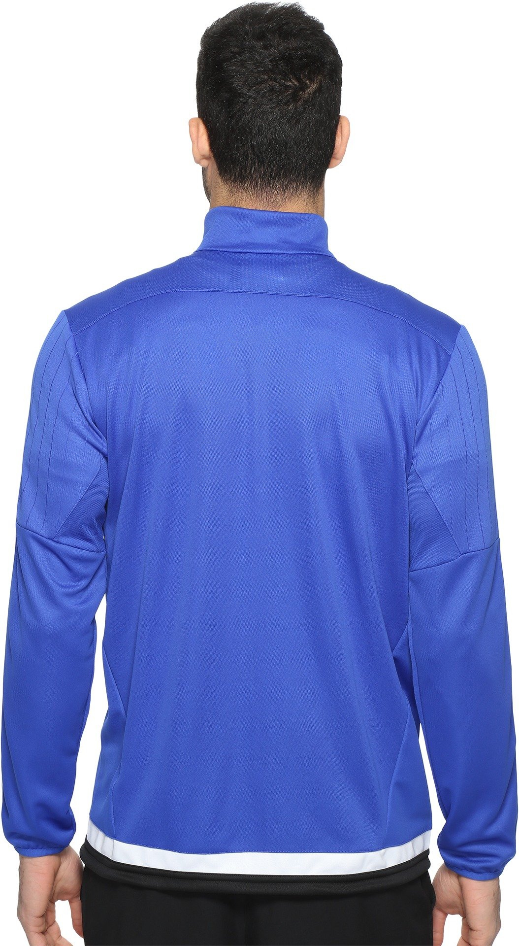 adidas Men's Soccer Tiro 15 Training Jacket, Bold Blue/White/Black, Large
