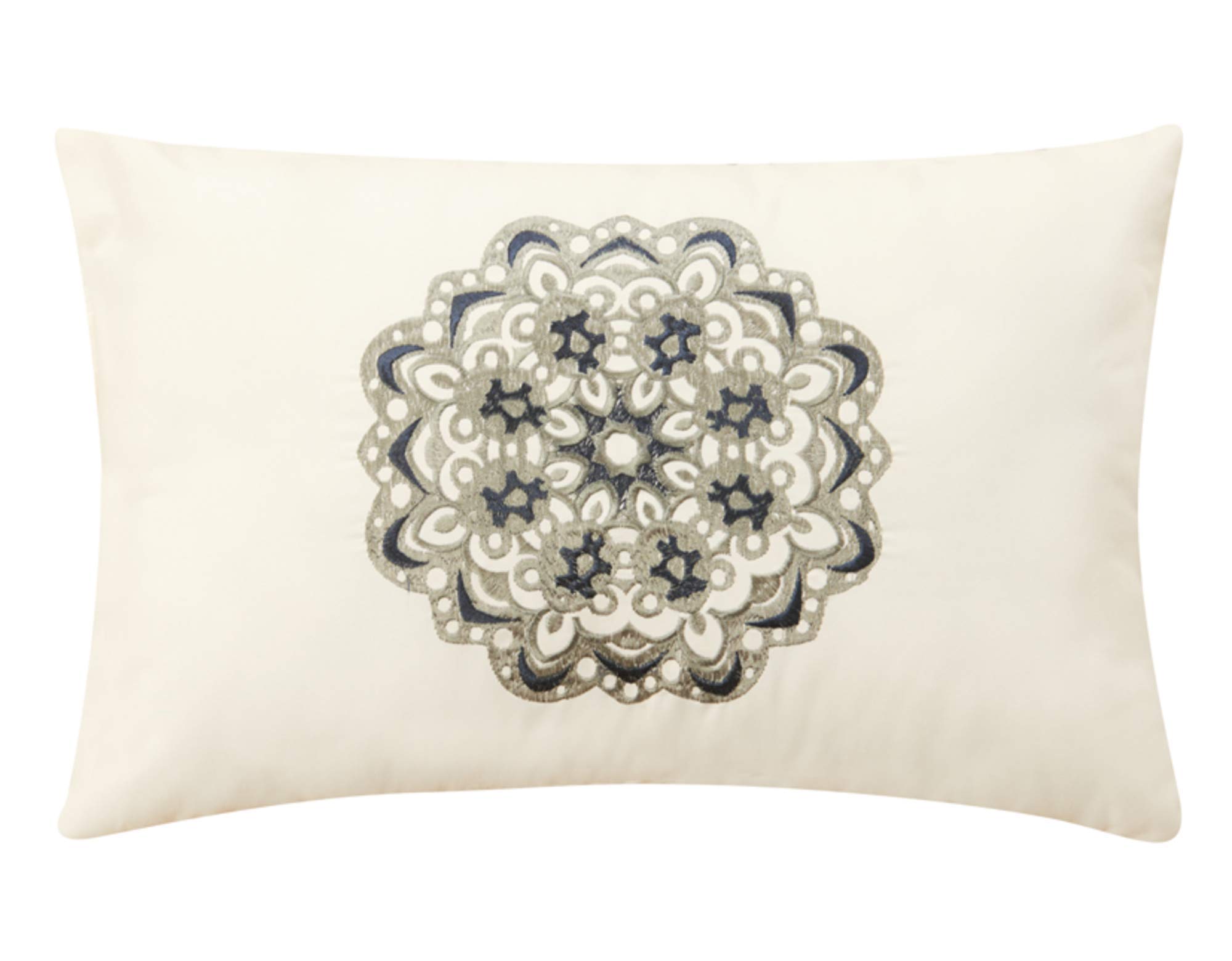 Chic Home Mindy 4 Piece Reversible Duvet Cover Set Large Scale Boho Inspired Medallion Paisley Print Design Bedding-Decorative Pillow Shams Included, Queen, Beige