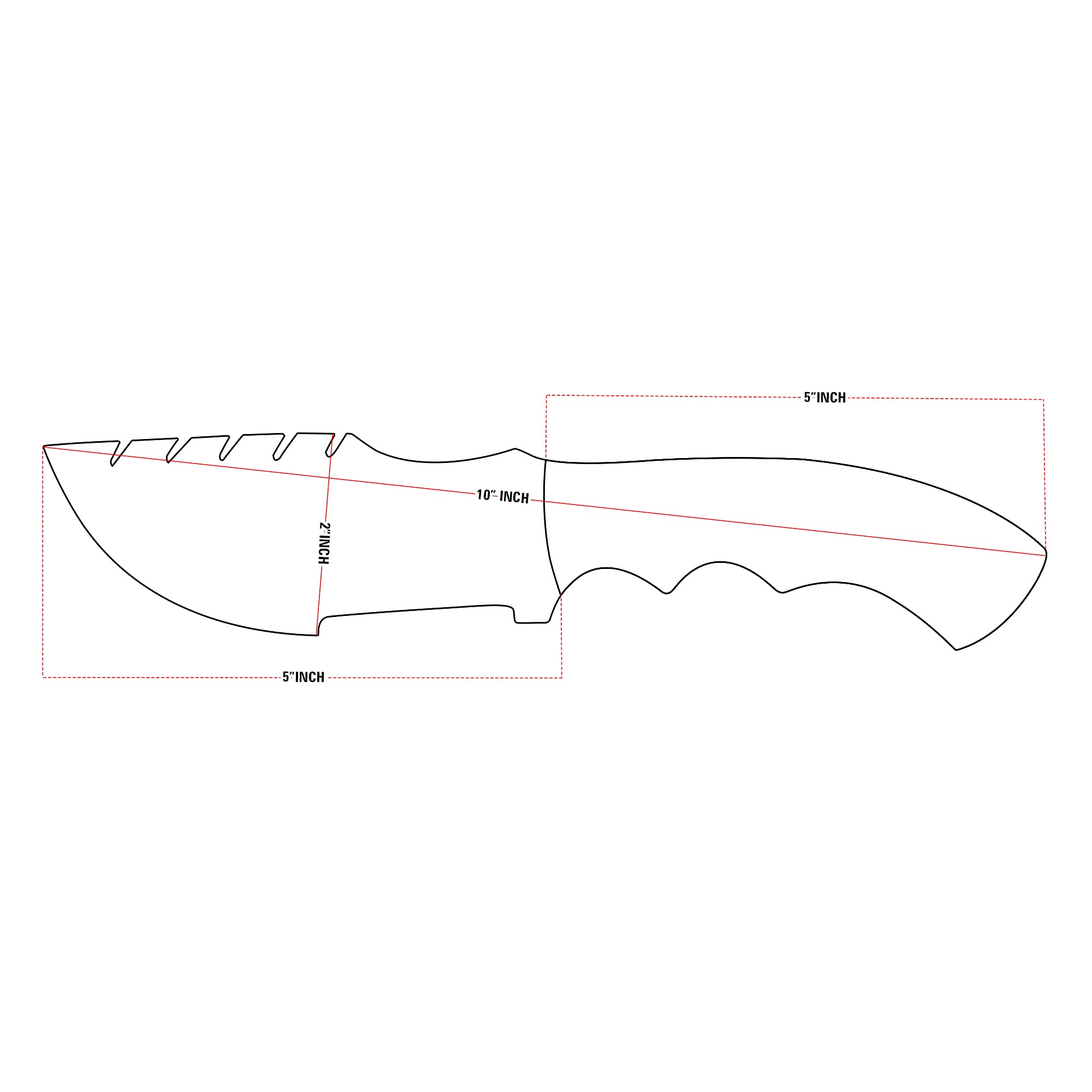 BBX Hand Made Damascus Hunting Knife with Leather Sheath Bush Craft Knife Survival Knife 10 Inches fixed Blade with ASH Wood Handle (Tracker Knife, 10 Inches)