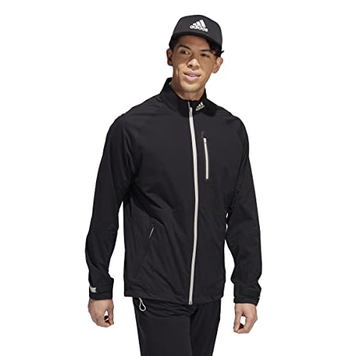 adidas Men's Standard Rain.RDY Jacket, Black, Large