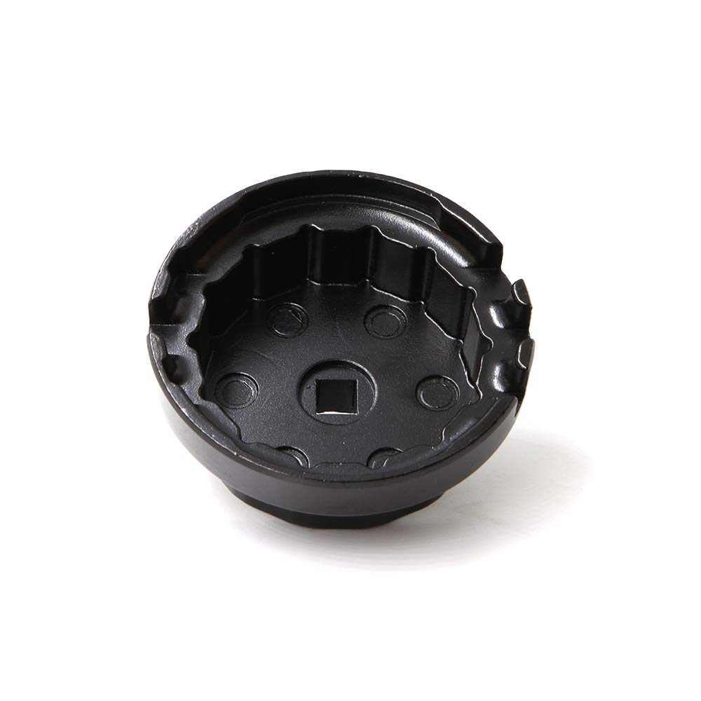 Apeixoto Oil Filter Wrench Cap Removal Tool Fits 64mm Cartridge Housing for Camry Rav4 HighLander Sienna Tundra with 2.5L-5.7L Engine