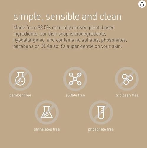 simplehuman Moisturizing Liquid Hand Soap Refill Pouch, 34 Fl Oz (Pack of 1), Fragrance Free, Count