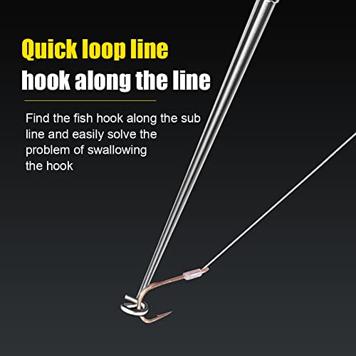 Awakingdemi 2 in 1 Fishing Line Knotter Tying Tools Fish Hooks Decoupling Remover Extractor Knot Picker Fishing Tackle Accessories