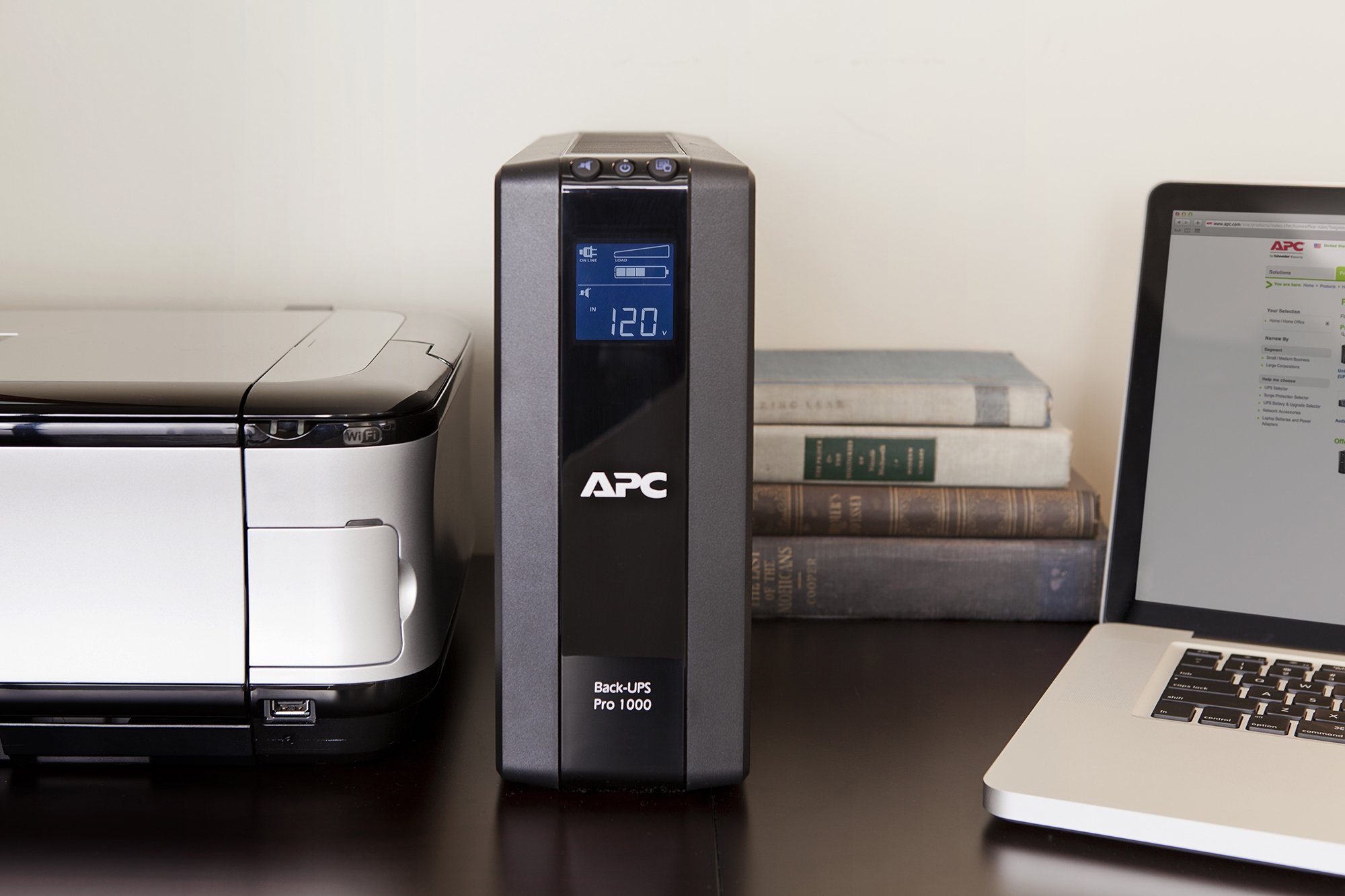APC Back-UPS Pro 1000VA UPS Battery Backup & Surge Protector (BR1000G)
