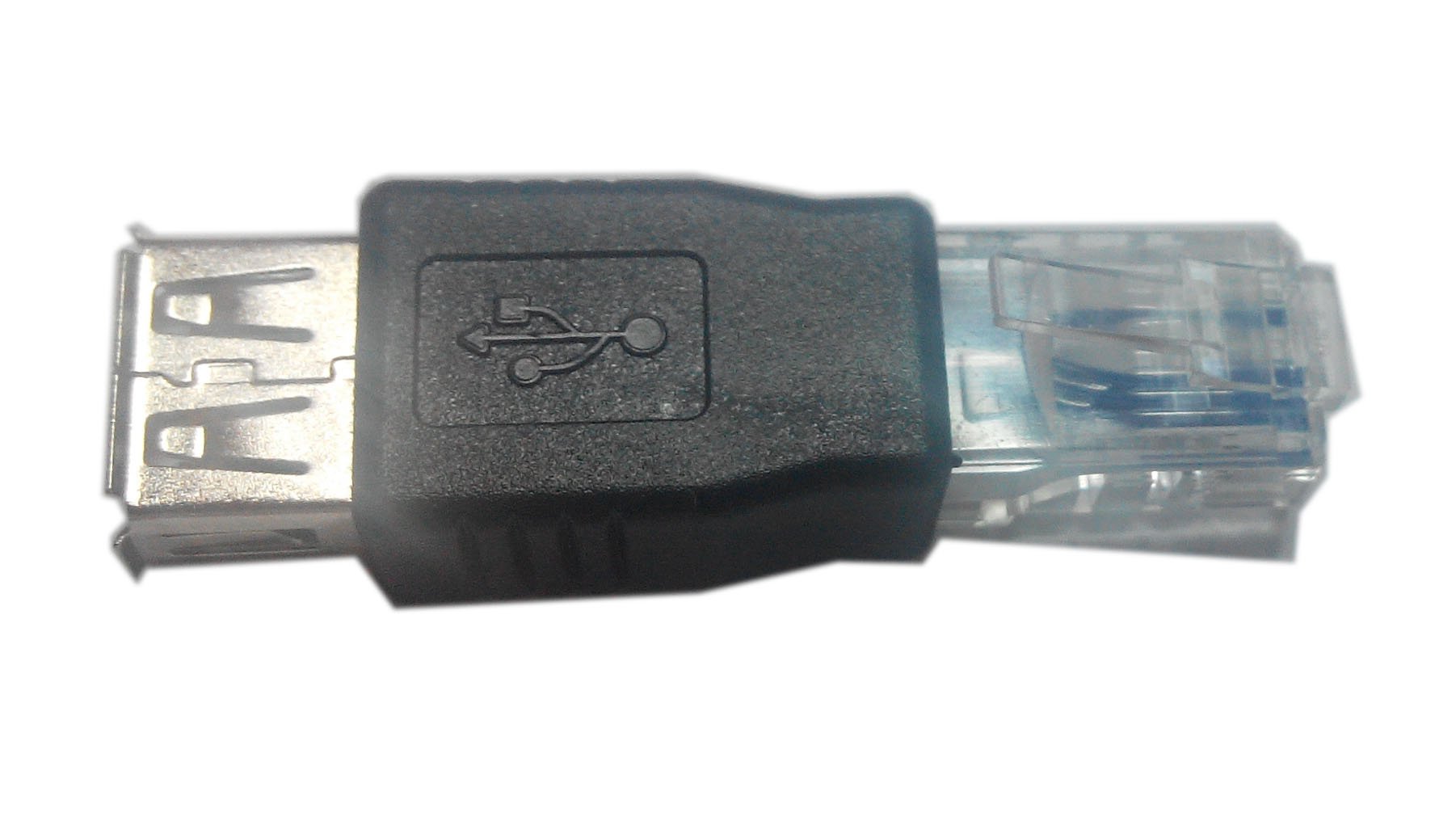 SinLoon(2-Pack AF-RJ45 USB to USB Female to AF-8P8C Connector Crystal USB,USB Transfer Network Plug