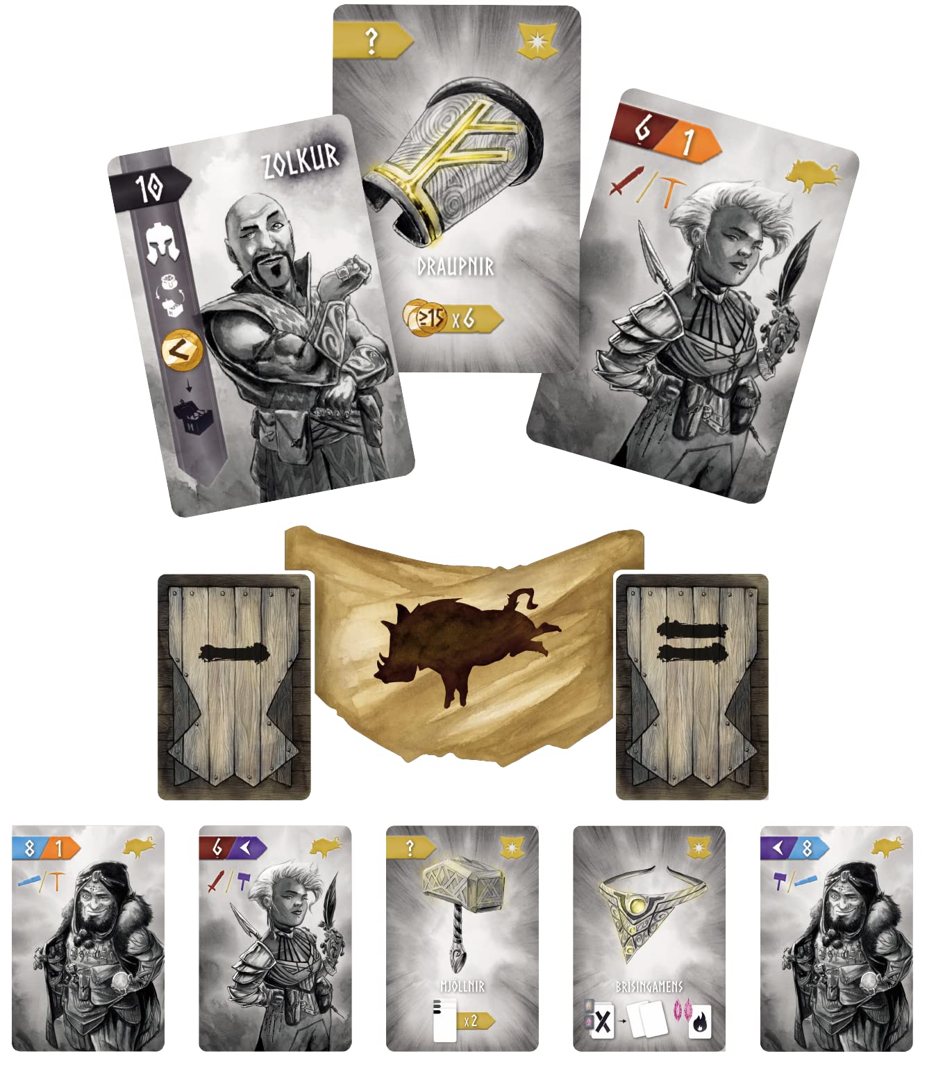 GRRRE GAMES Nidavellir: Thingvellir Expansion | Strategy Game for Teens and Adults | Ages 10+ | 2 to 5 Players | 45 Minutes