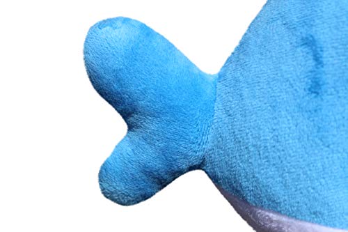 Grumpy Shark - Cute Super Soft Plush Stuffed Animal Toy (Angry Glitter Eyes) - Large 8 Inch - Unique Funny Gift for Kids and Adults