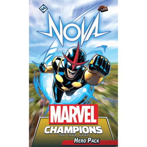Marvel Champions The Card Game Nova HERO PACK - Superhero Strategy Game, Cooperative Game for Kids and Adults, Ages 14+, 1-4 Players, 45-90 Minute Playtime, Made by Fantasy Flight Games