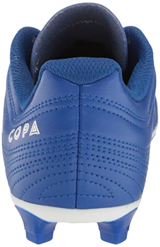 adidas mens Copa 20.4 Firm Ground Soccer Shoe, Blue/White/Blue, 8 US