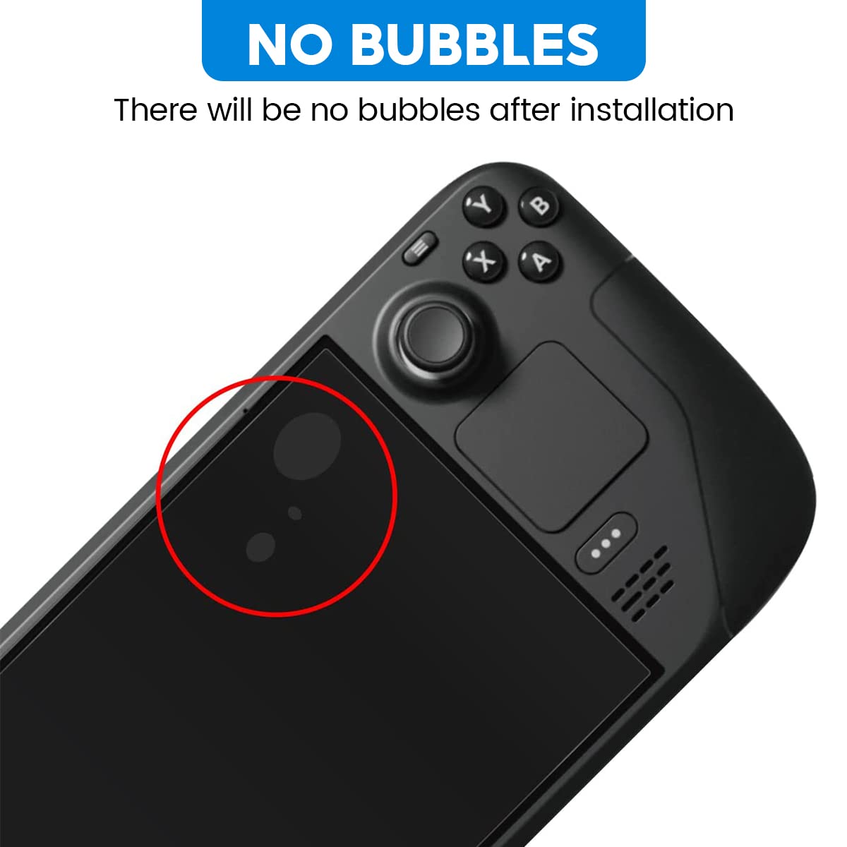 BELIEFLUO Steam Deck Screen Protector,Transparent HD Clear tempered glass protector Compatible with Steam Deck 7inch 2022. Anti-Scratch,Bubble Free[2-PACK]