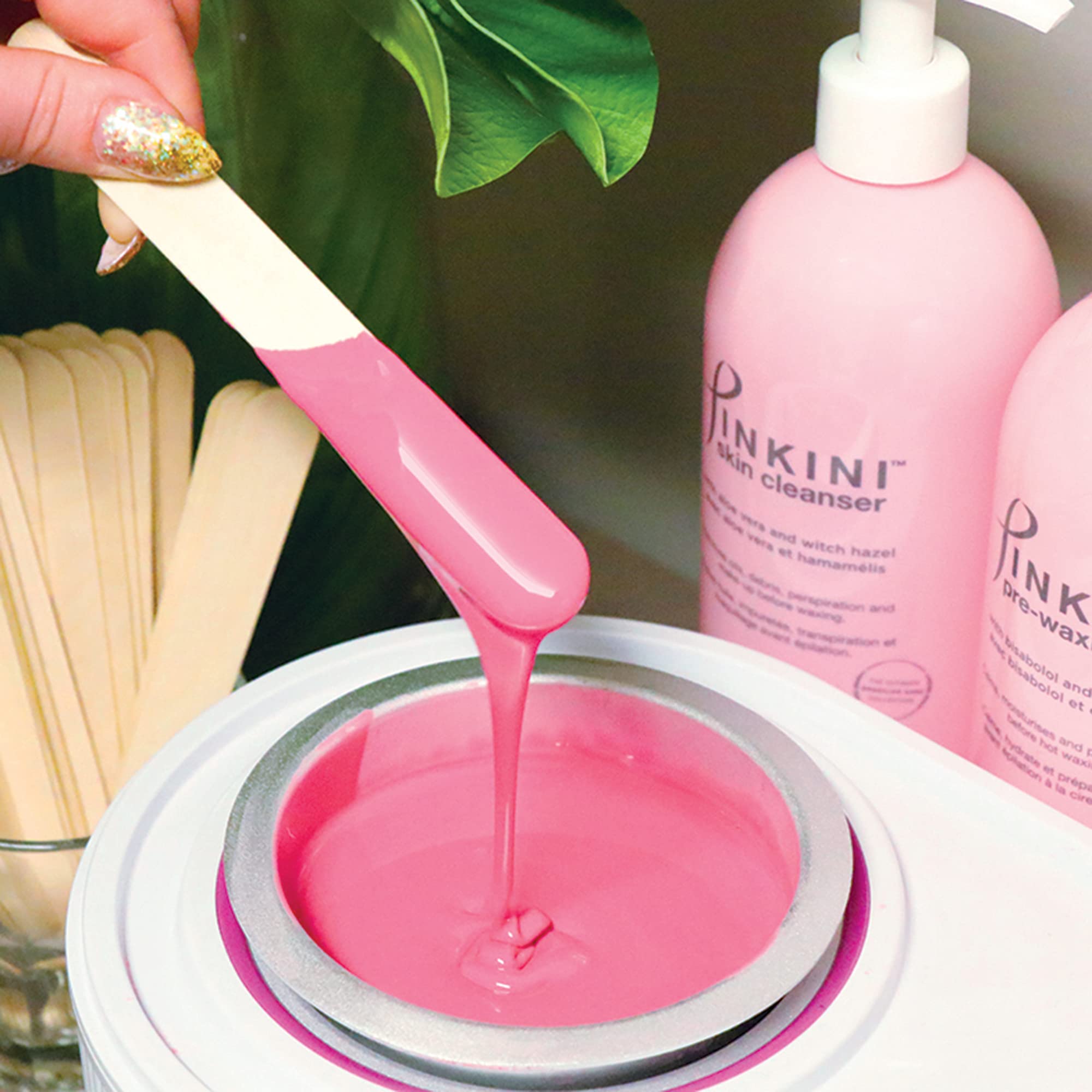 Lycon Pinkini Brazilian Hybrid Hot Wax XXX with Argan Oil and Chamomile / 2.2 Lbs.