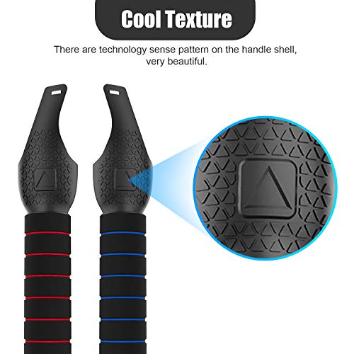 AMVR Beat Saber Handles Attachment for Oculus Quest 2, VR Controller Extension Grips Accessories Long Sticks Arms Extender Compatible with Meta Quest 1/Rift S to Play Kayak VR Mirage, Gift for Kids