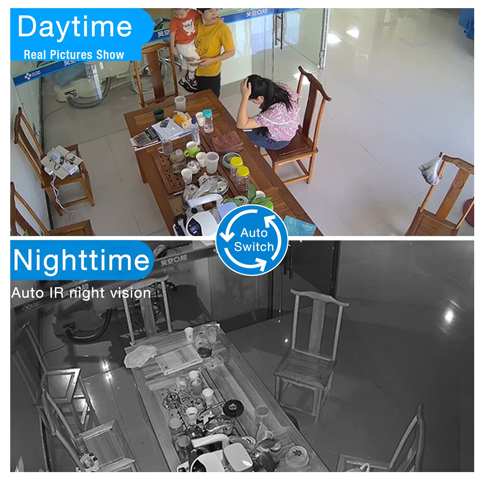 Lymoc Wireless Camera 1080P,Mini WiFi Camera Kids Pets Camera with Motion Detection Night Vision for Home Office Security,Phone Cameras for Surveillance - Size:1.5 x 1.5 x 1.5 inches