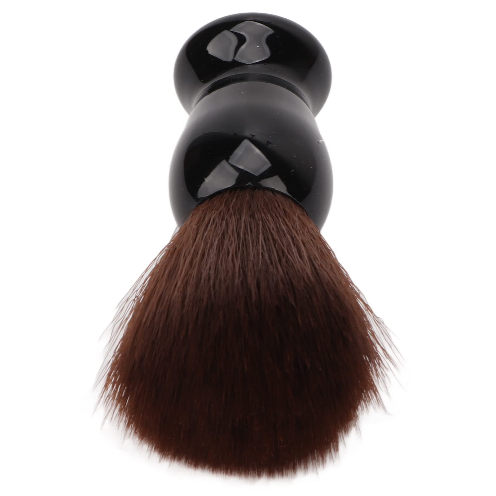 Beard Foam Brush Beard Foam Brush, Nylon Foaming Shaving Brushes Men Beard Brush Soft Brown Nylon Hair Comfortable Black Handle Beard Cleansing Grooming Brush Beard Tool Hair