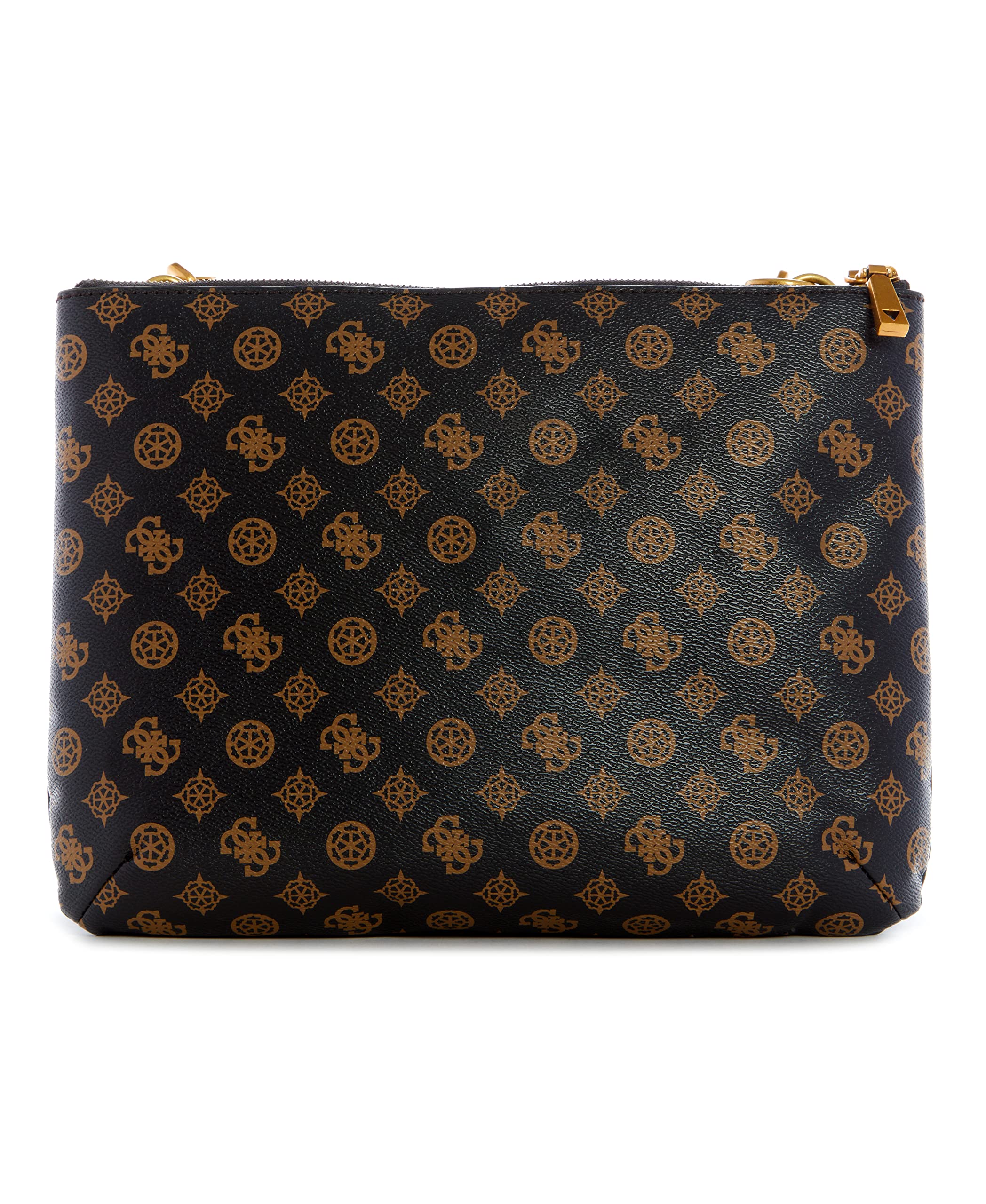 GUESS womens Turin Status Shoulder Bag, Mocha Logo, one size US