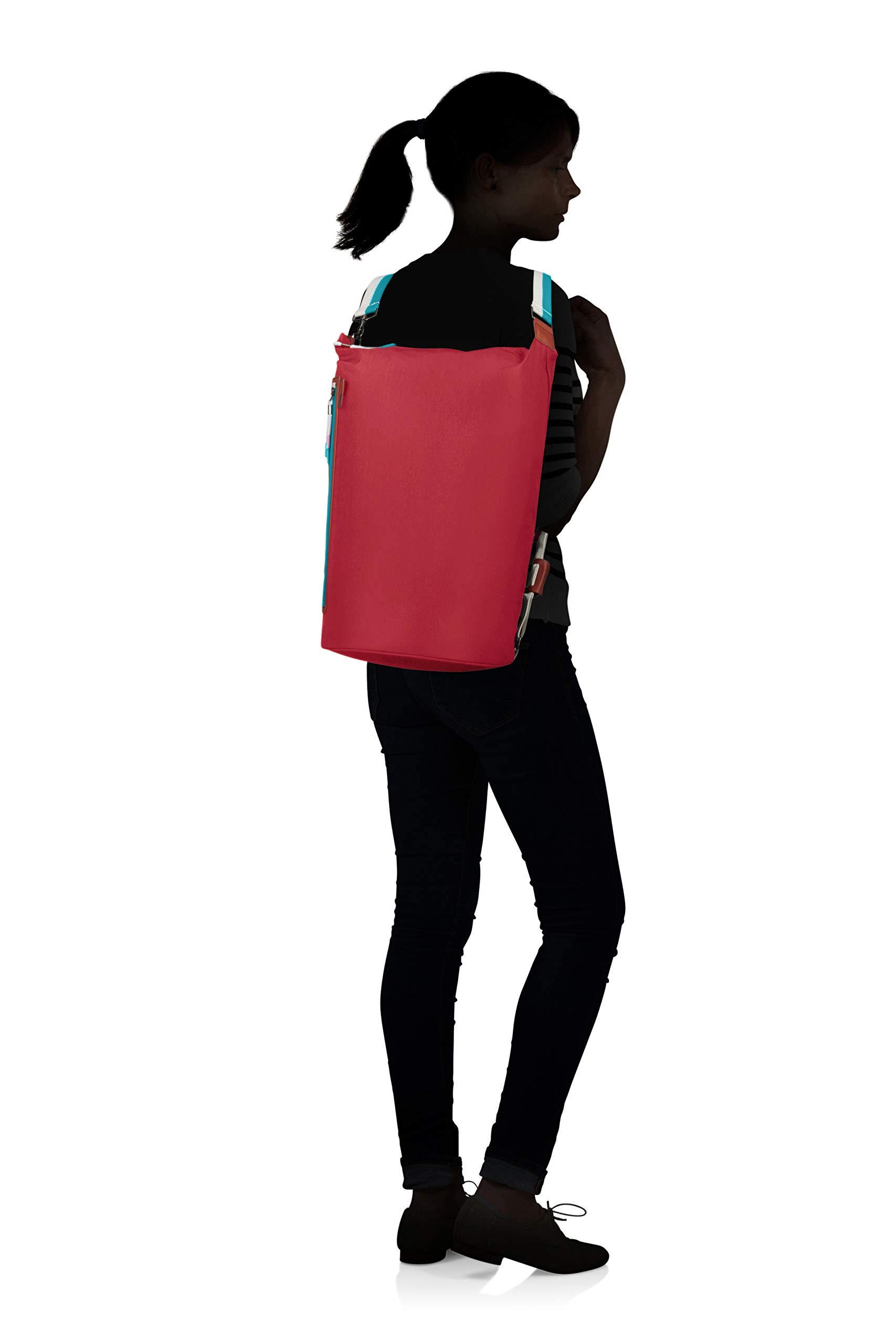 American Tourister Duffle Backpack, Red (Cardinal Red), One Size