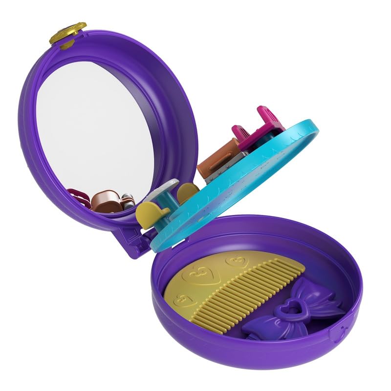 Mattel Pool Clip and Comb Polly Pocket Compact