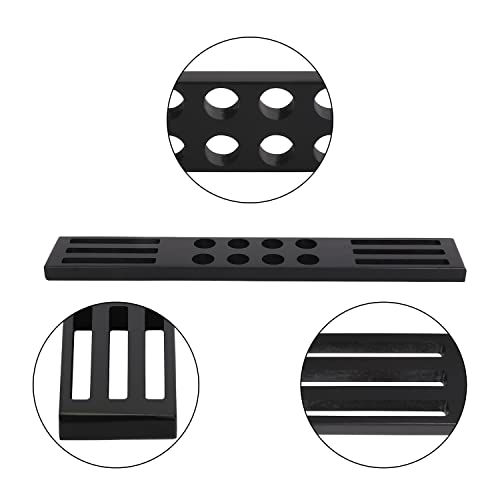 Baoz Ping Pong Paddle Storage Rack Wall Mounted Table Tennis Racket Display Rack for 6 Paddles and 8 Balls Storage in Game Room,Bar Room,Home, Office Break Room Ping Pong Ball Holder