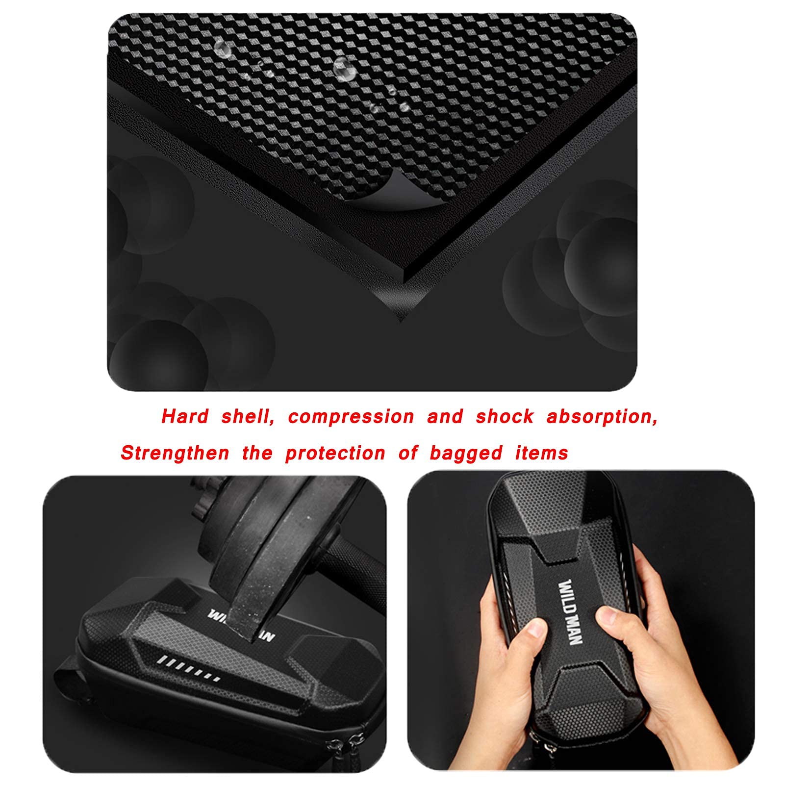 ArcEnCiel Scooter handlebar bag front pocket of scooter bag scooter bag electric scooter package waterproof folding bicycle bag large electric scooter bag