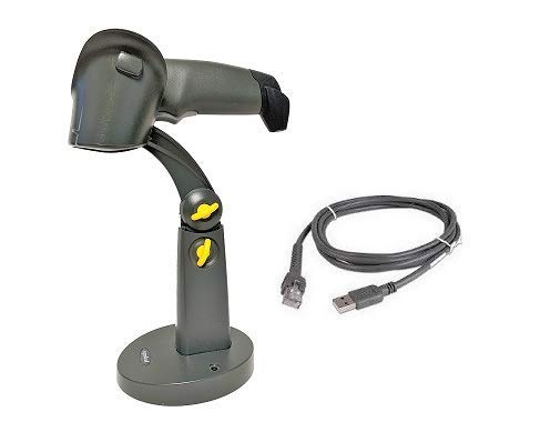 Clover Barcode Scanner, with Hands-Free Stand, USB Corded | for Clover Station and Mini (Zebra/Symbol DS2208) (Renewed)