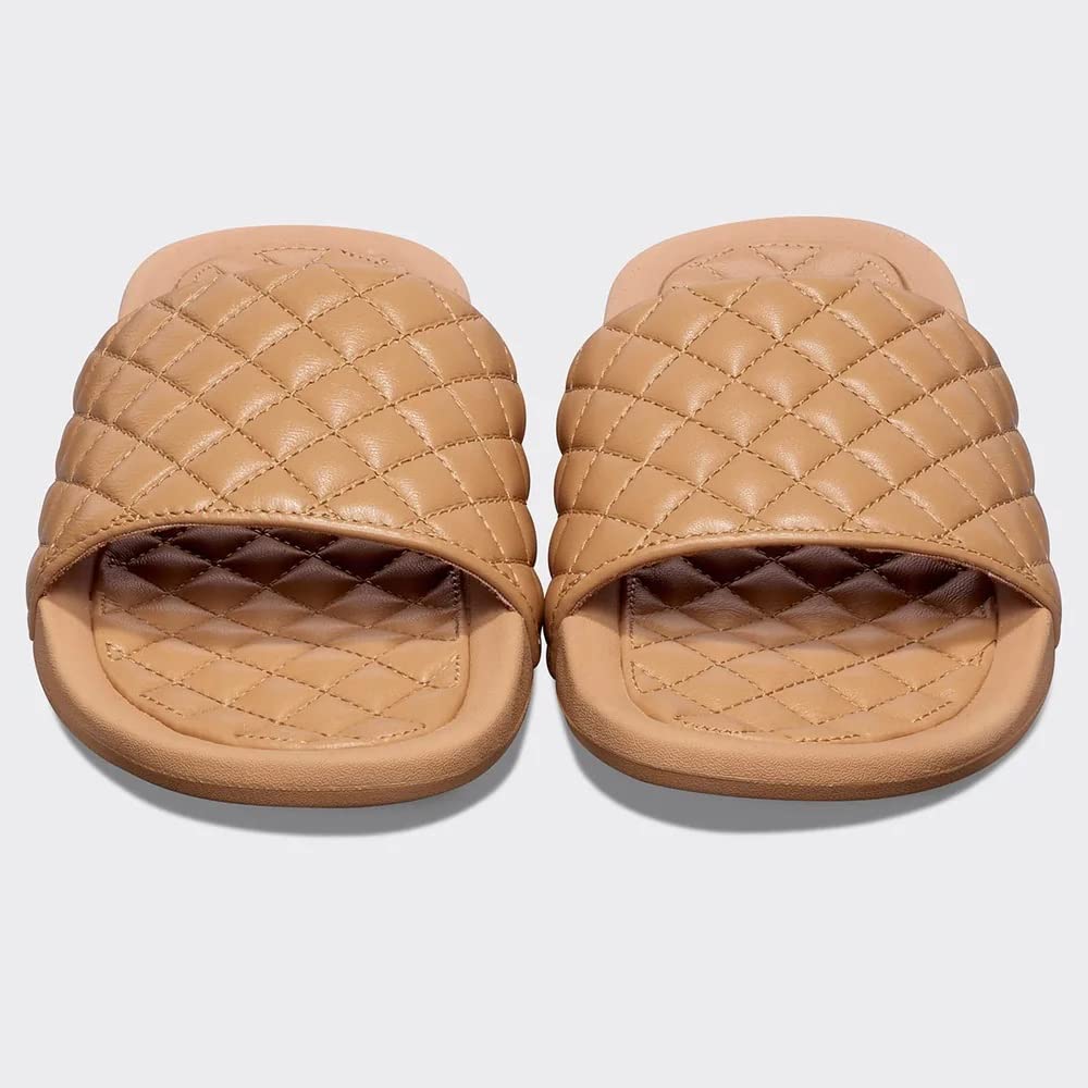 APL: Athletic Propulsion Labs Women's Lusso Slide, Tan, 7