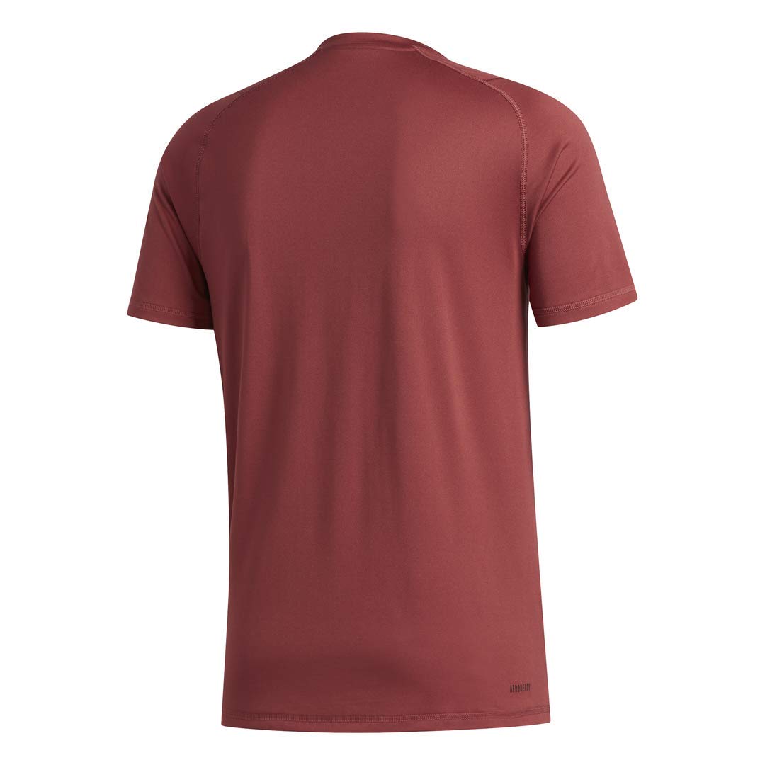 adidas mens FreeLift Sport Ultimate Solid Tee Legacy Red Small