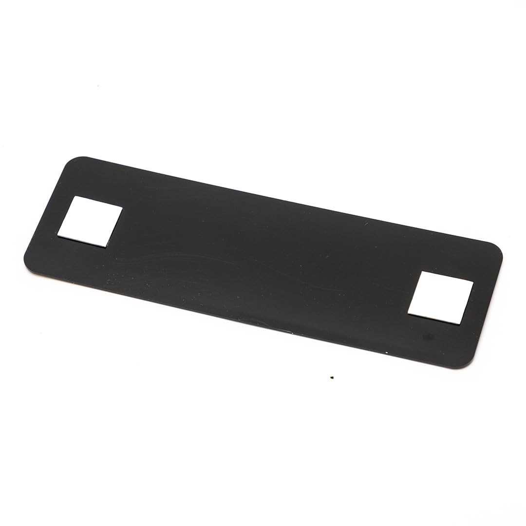 All Quality Standard Exit Wall or Door Sign | Durable Plastic and Easy Installation | Double-Sided Foam Adhesive Tape - Silver - Medium (1 Pack)