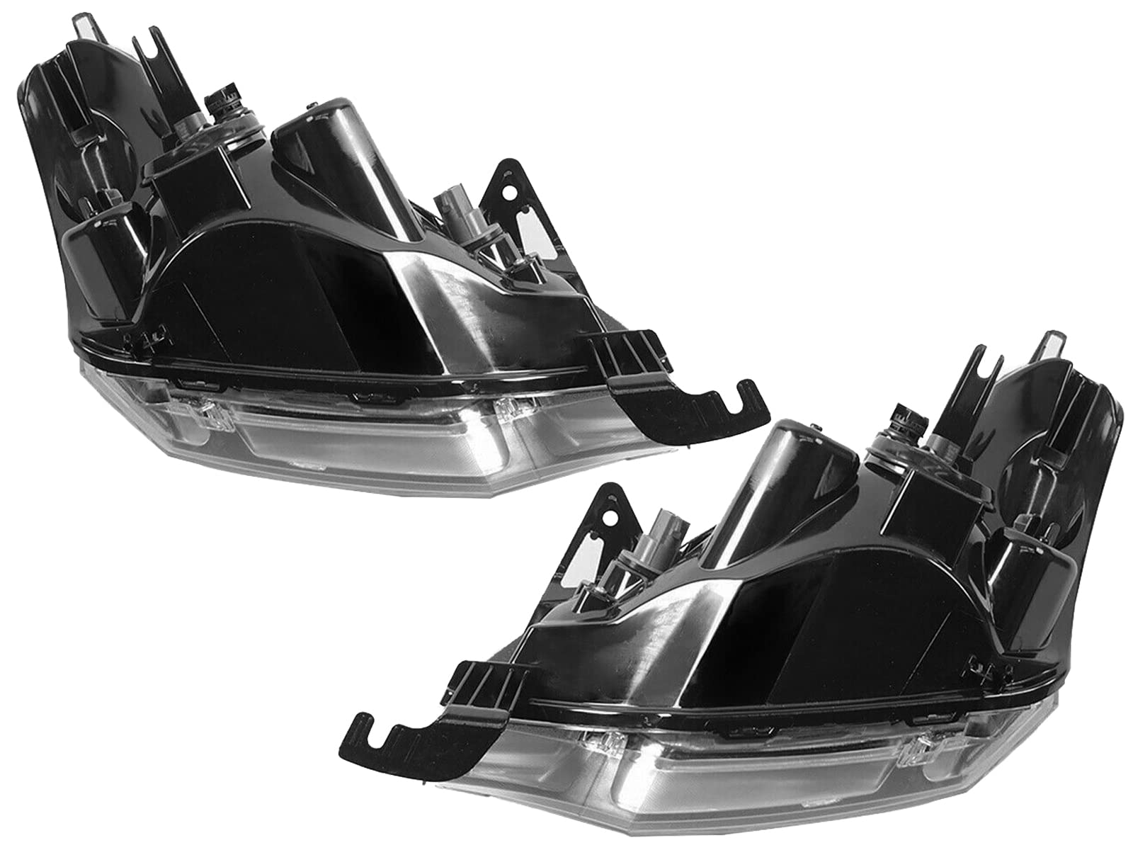 APA Replacement Headlight for 2008 2009 2010 2011 08 09 10 11 Ford Focus S SE SEL Model Pair with Passenger Right and Driver Left Side FO2503244 FO2502244