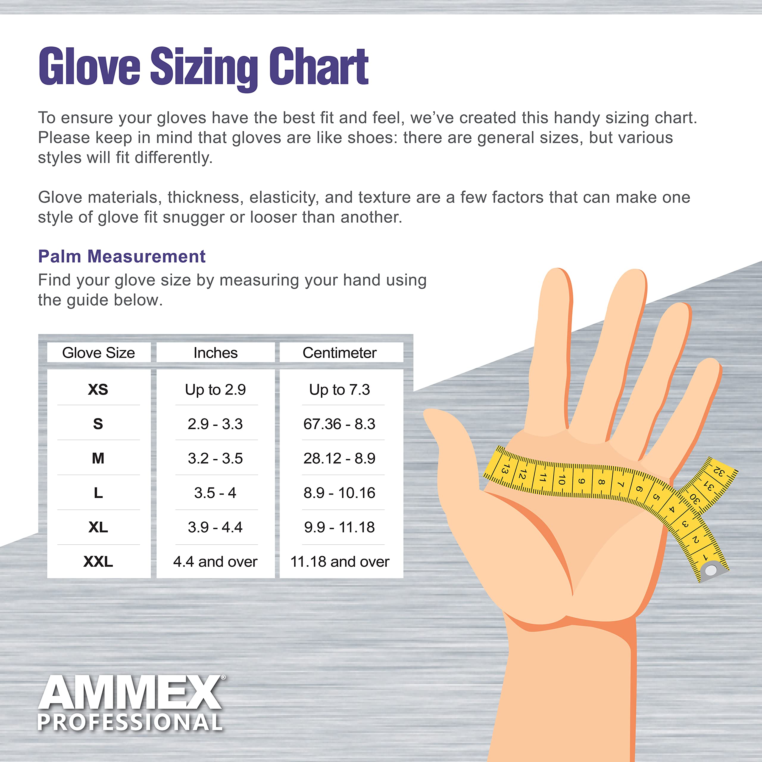 AMMEX Indigo Nitrile Disposable Exam Gloves, 3 Mil, Latex & Powder Free, Food-Safe, Textured, Non-Sterile, Large, Box of 100
