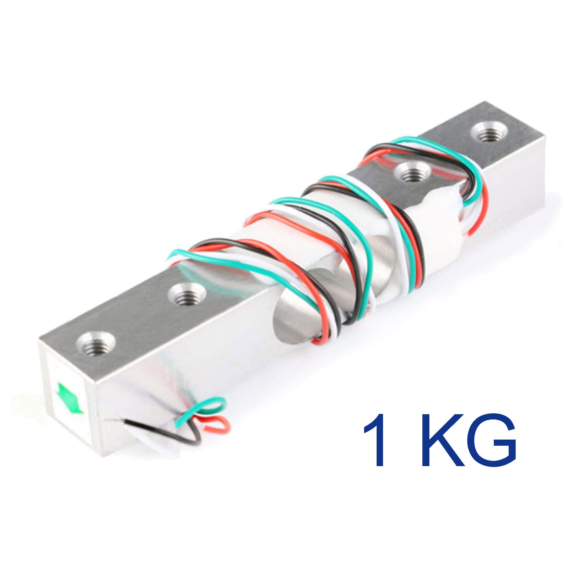 ALAMSCN Digital Load Cell Weight Sensor + HX711 Weighing Breakout Board AD Module Pressure Sensors for Arduino DIY Electronic Portable Kitchen Scale (1KG+HX711)