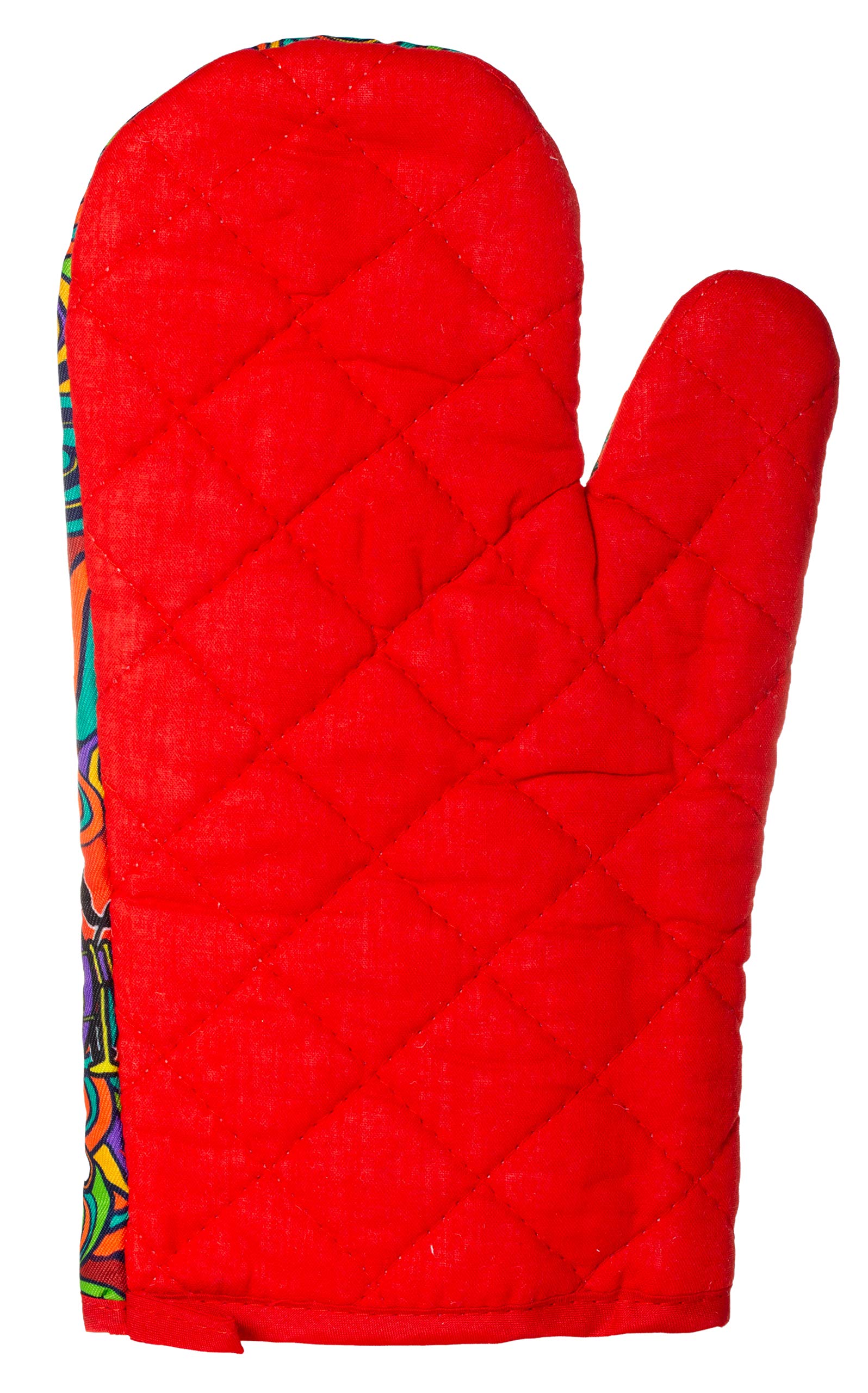 Artisan Owl New Orleans Jazz Music Multicolor Swirl Design Oven Mitt
